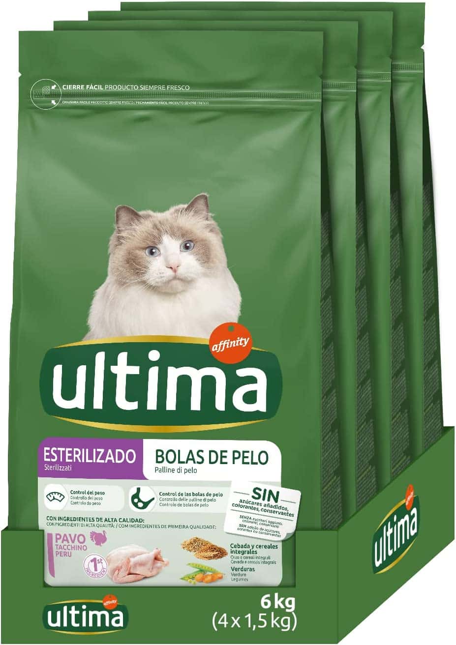 Los Mejores Piensos Ricos en Fibra para Gatos